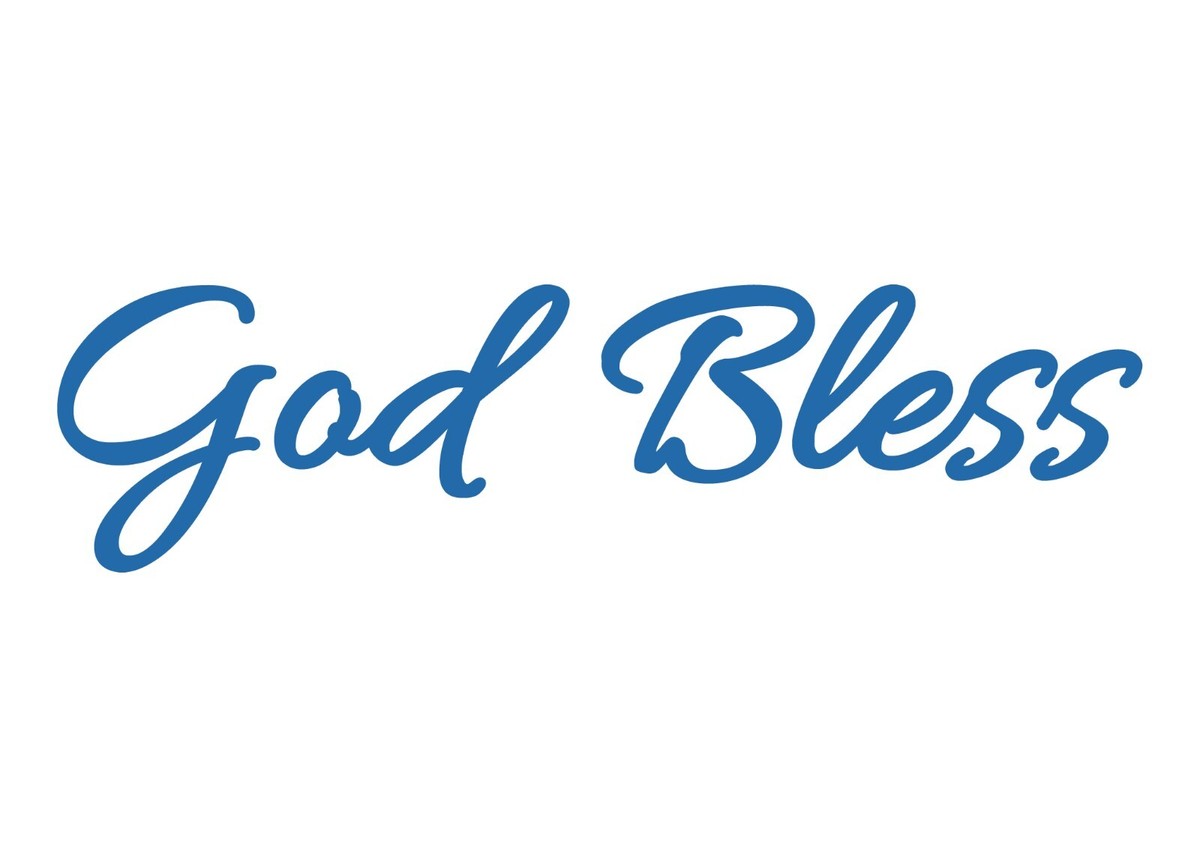 God Bless You Logo God Bless You!sublimation Graphics, PNG Afbeelding