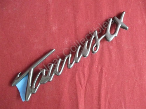 NOS OEM Ford Taurus LX Station Wagon Grey Lift gate Name Plate Emblem ...