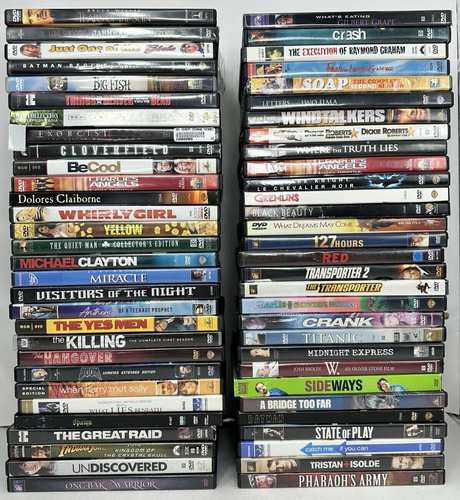 DVD Lot of 60 - Wholesale / Bulk DVDs Lot - A-List DVD Movies ...