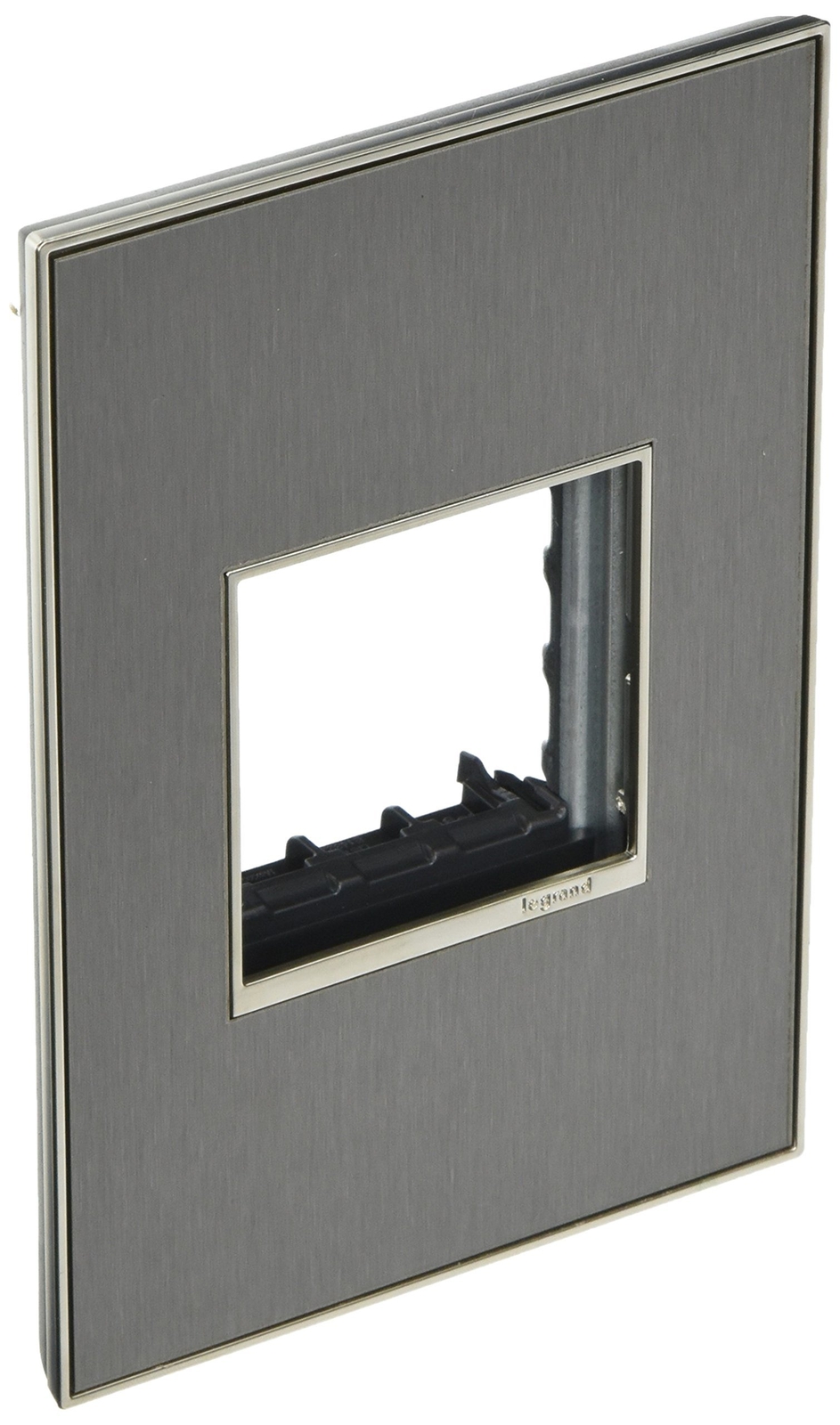 Legrand adorne 1-Gang Brushed Stainless Square Stainless Steel Wall ...