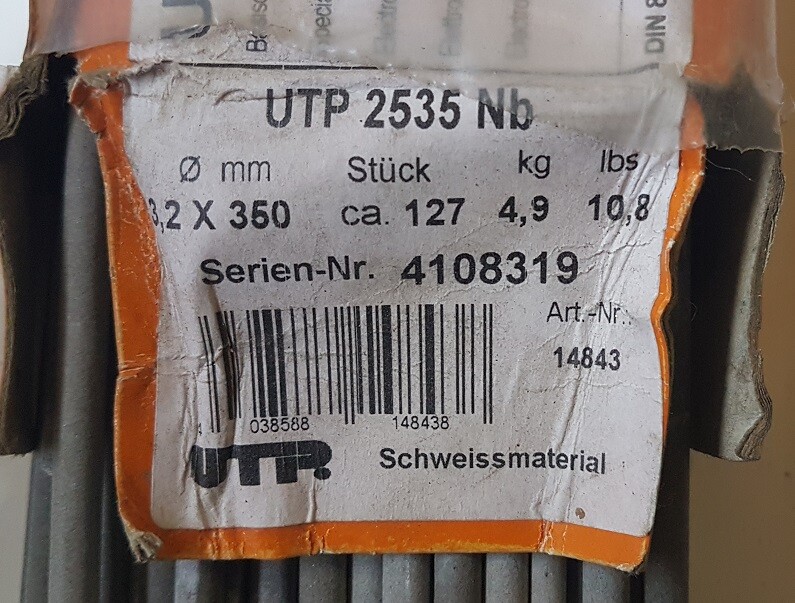 110X UTP 2535 Nb Ø3.2X350Mm Welding Rod Welding Electrode | eBay UK