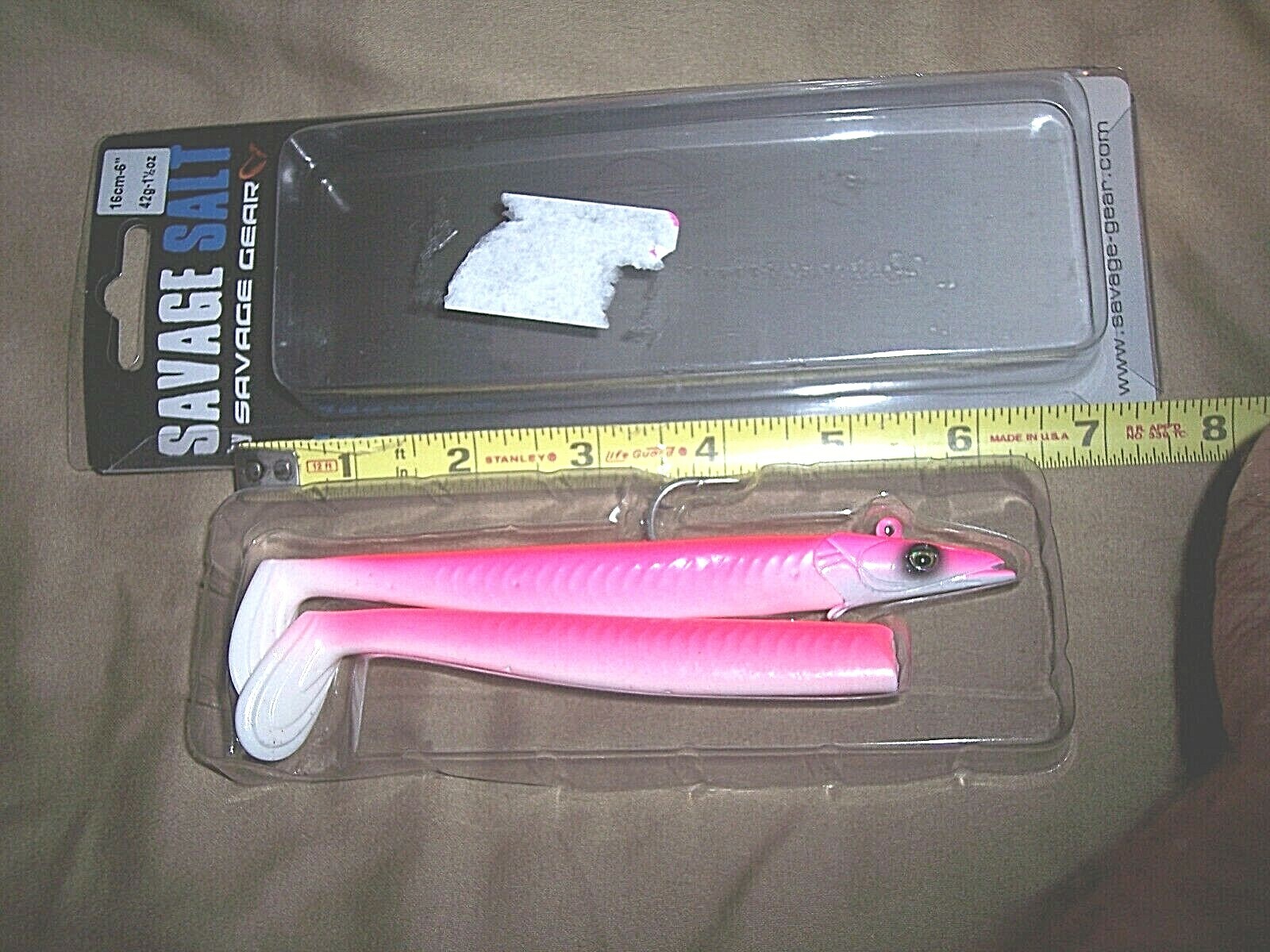 6" Eel Lure Sandeel Lure Sea Bass Halibut Polluck Cod Lure Deep Sea ...