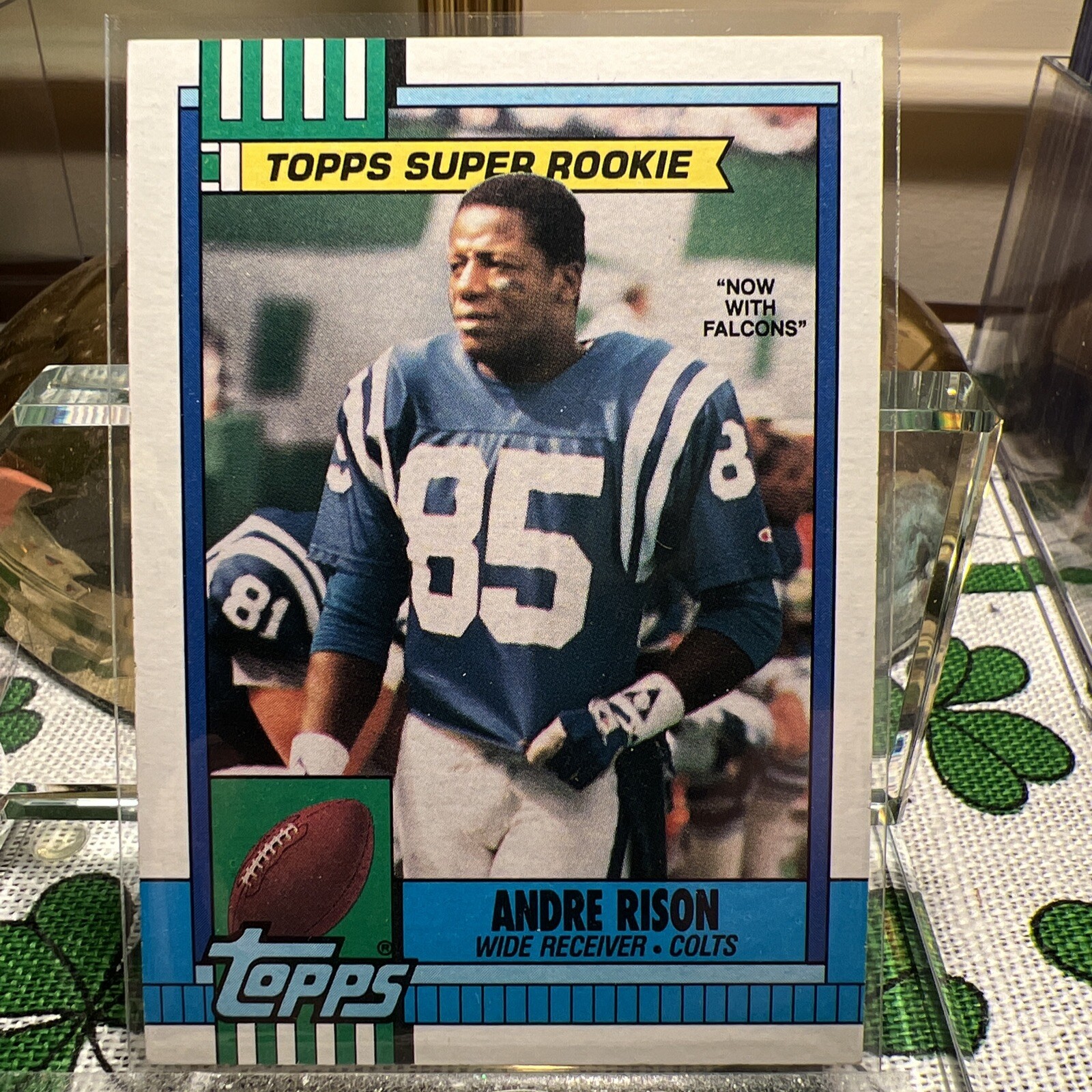 1990 Topps Andre Rison Super Rookie Card #300 | eBay