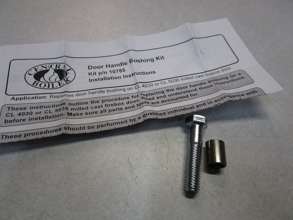 CENTRAL BOILER DOOR HANDLE BOLT REPAIR KIT, P/N 10785, WOOD BOILERS | eBay