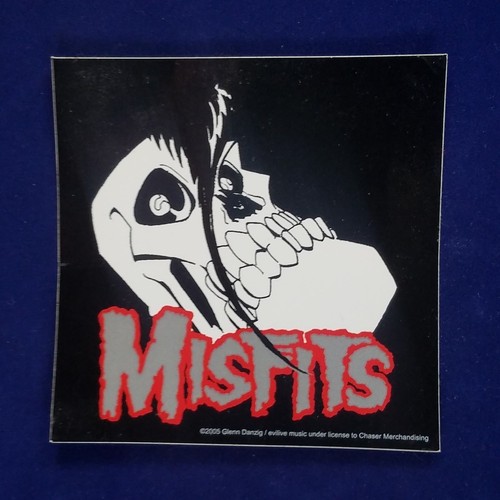 Misfits Devilock Skull Vinyl Sticker Decal - Horror Punk Rock - Fiend ...