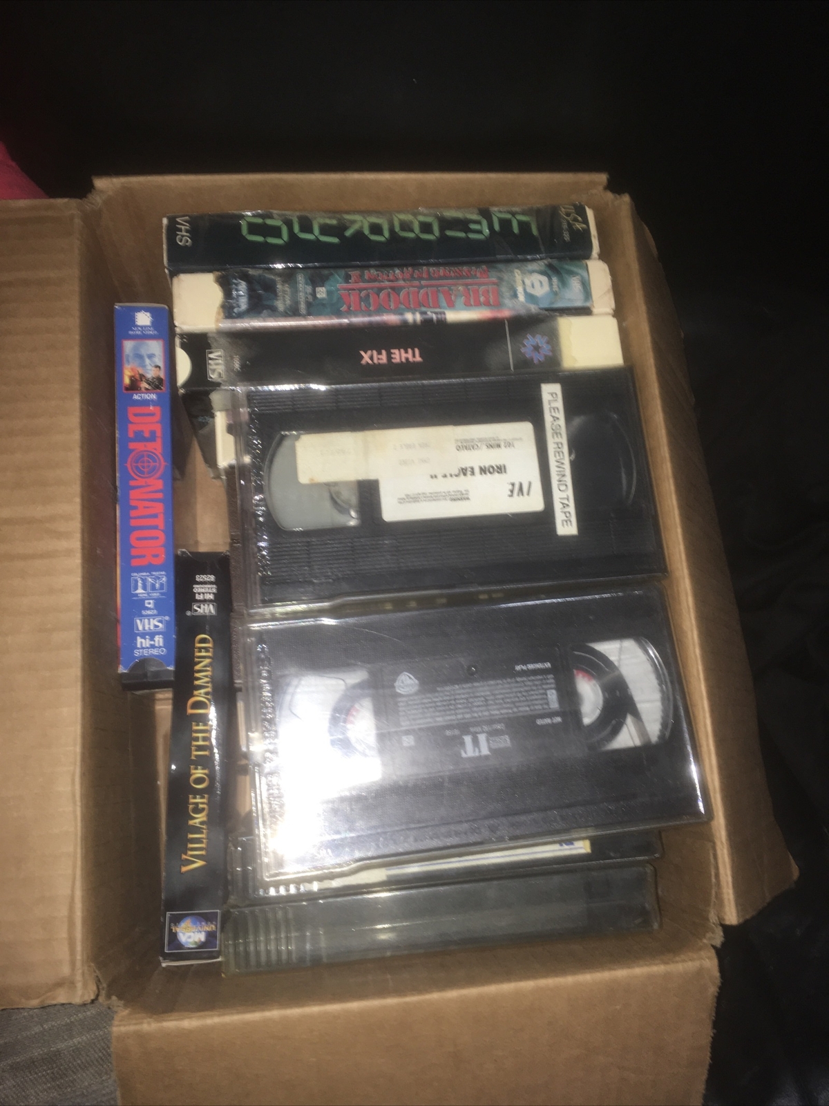 Lot of 15 VHS Cult Action Sleaze Horror Tapes Rare VTG Cannon Video HTF ...