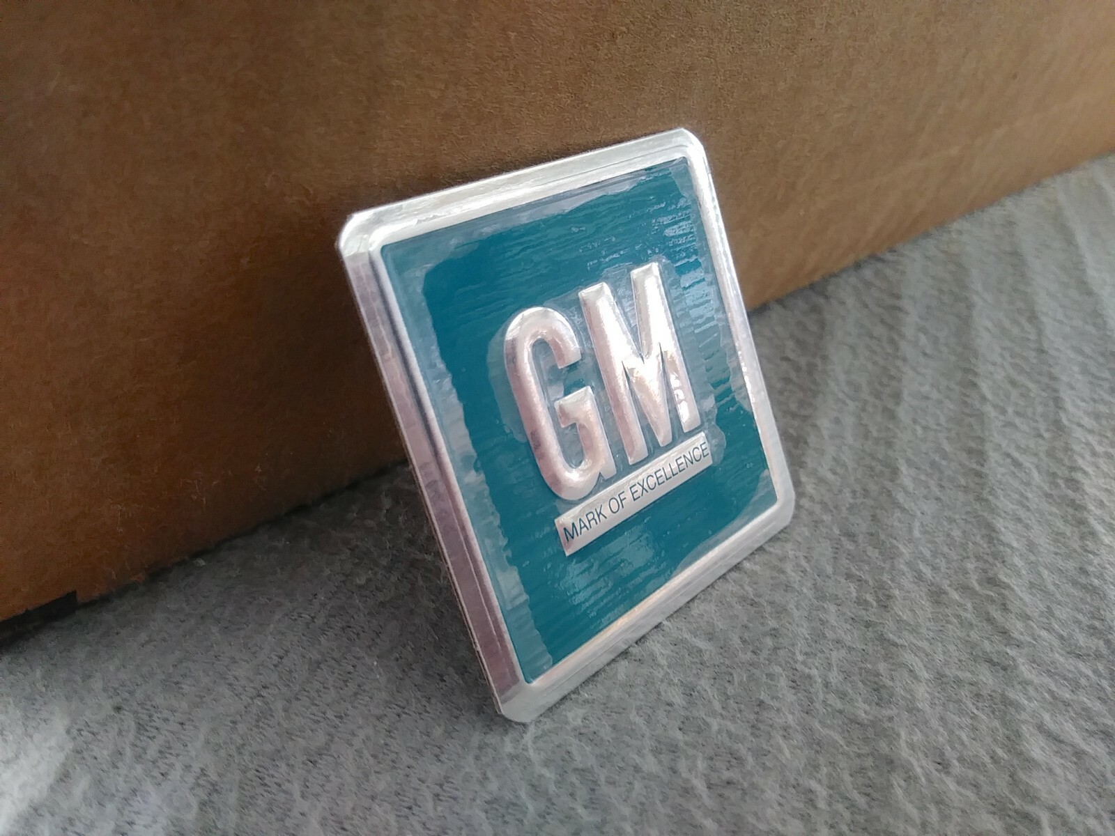 1967 CHEVY II NOVA GM Mark of Excellence Door Emblem Decal Sticker AQUA ...