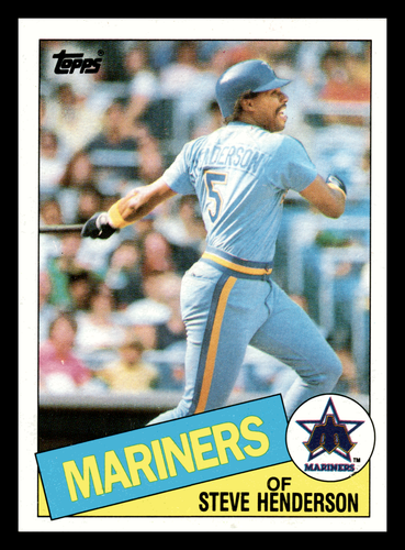 1985 Topps Steve Henderson #640 Seattle Mariners NM-MINT | eBay