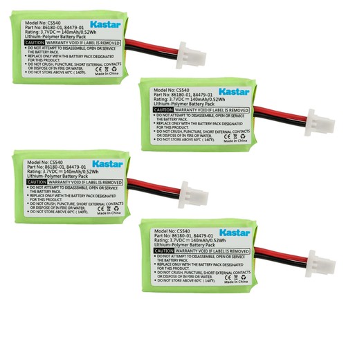 Kastar CS540 Battery 140mAh for Plantronics CS540 CS540A Wireless ...
