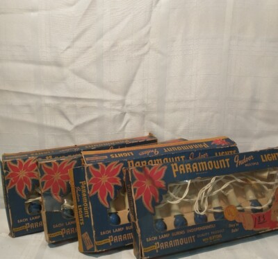 Paramount C6 indoor christmas light sets IN BOX | eBay