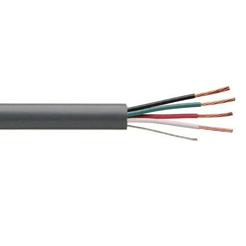 1000' 16/4 Type CL3R/CMR Broadcast & Security Cable PVC Jacket Gray | eBay