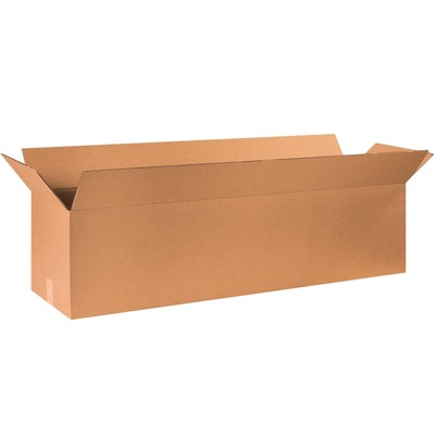 BOX USA B481212 Long Corrugated Boxes, 48"L x 12"W x 12"H, Kraft (Pack ...