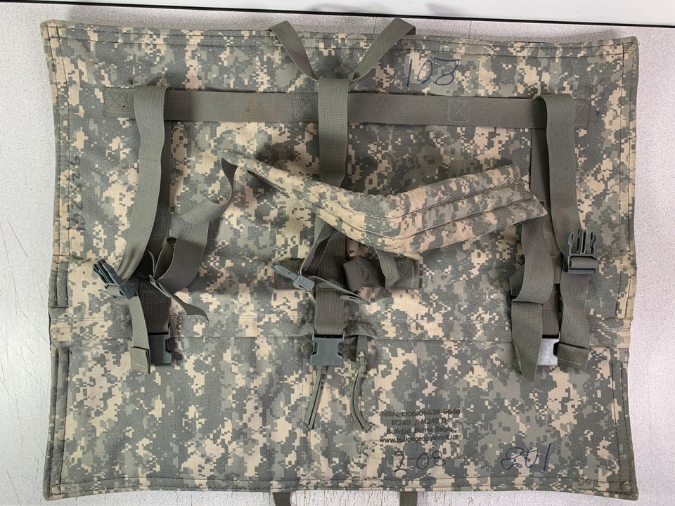 US ARMY Military ACU Bulldog Barrel Bag (M249 / M240 B) Digital Camo | eBay