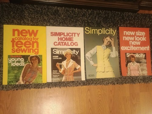 Vintage Simplicity Sewing Pattern Cardboard Ads | eBay