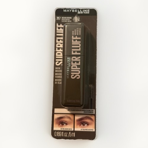 Maybelline Super Fluff Brow Mousse Shade Medium Brown New In Box | eBay