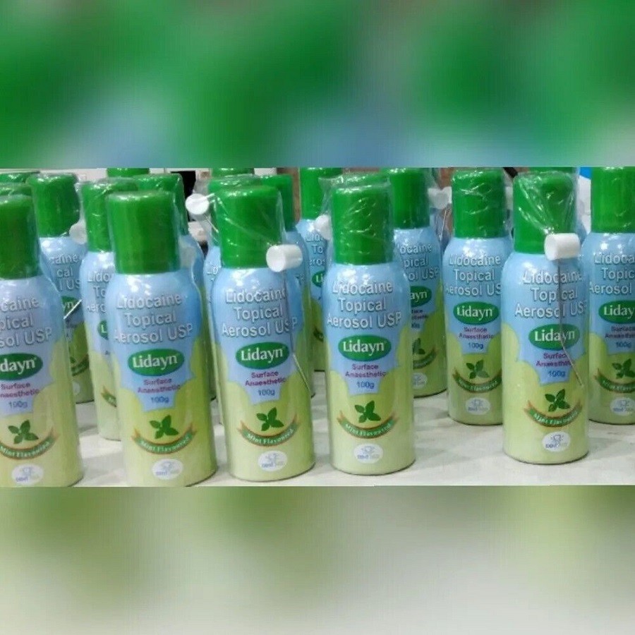 2 x Lidayn Topical Mint Dentaids Lidayn Spray für Tattoo & Dental ...