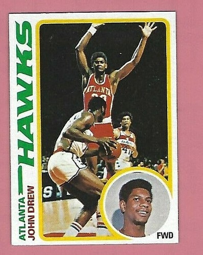 1978-79 TOPPS JOHN DREW BASKETBALL CARD #44 FREE SHIPPING | eBay