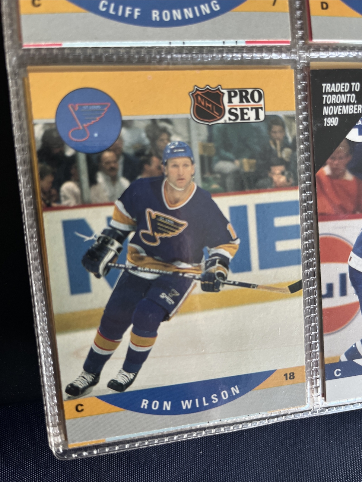 1990-91 Pro Set #529 RON WILSON St. Louis Blues | eBay