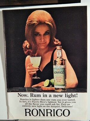RONRICO RUM 1965 PHOTO AD, RARE MUCH SOUGHT EPHEMERA | eBay