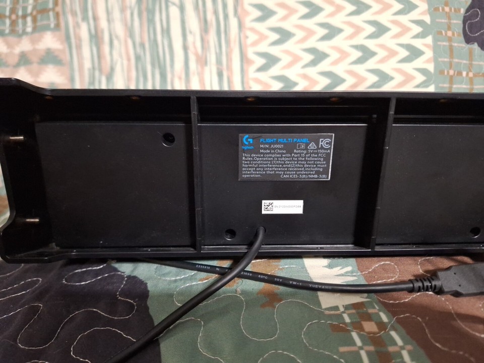 Logitech 945-000028 G Pro Flight Multi Panel - Black 97855127938 | eBay