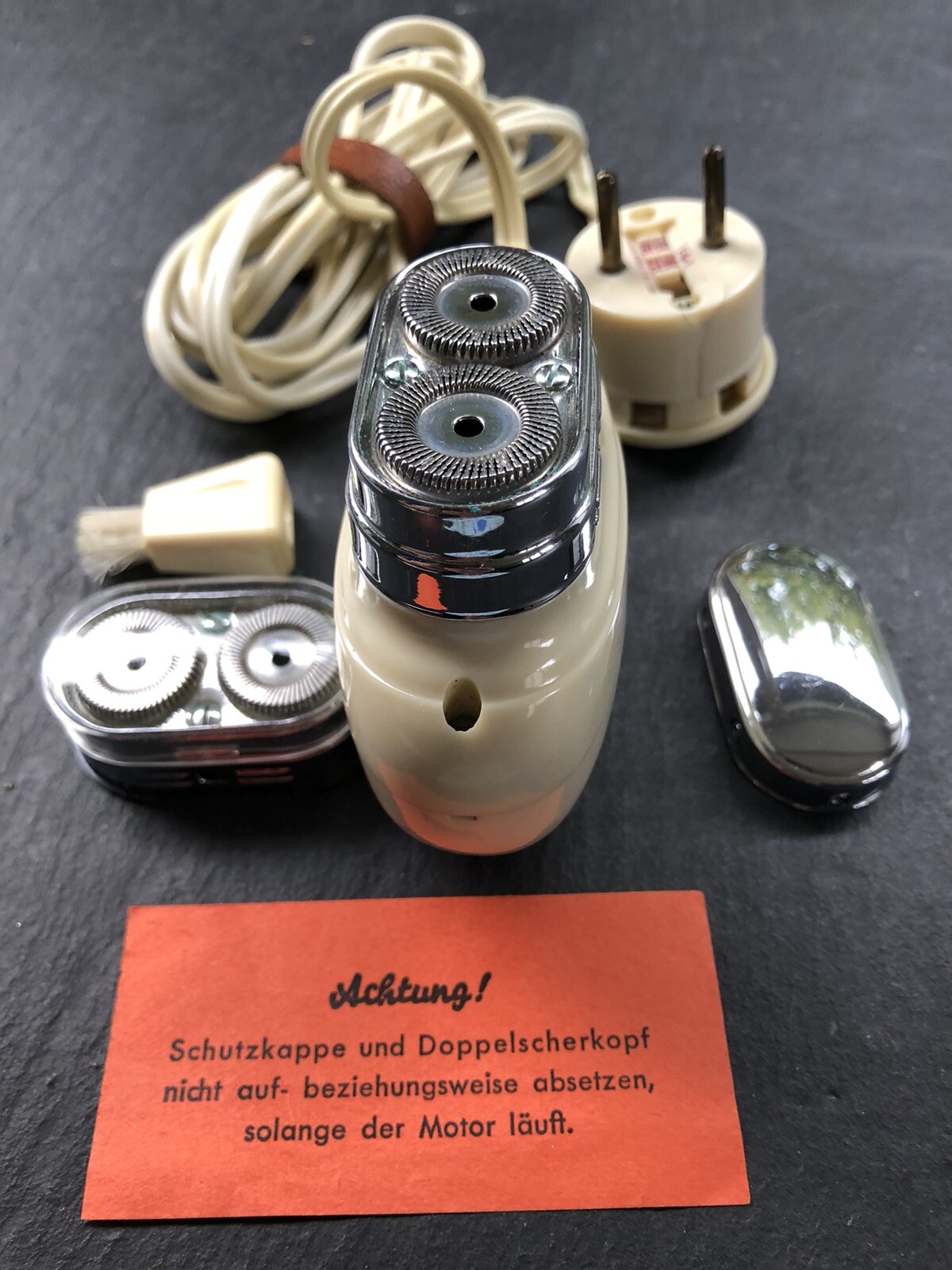 Vintage Philips Philishave Trockenrasierer Scher Mann, Originalkarton ...