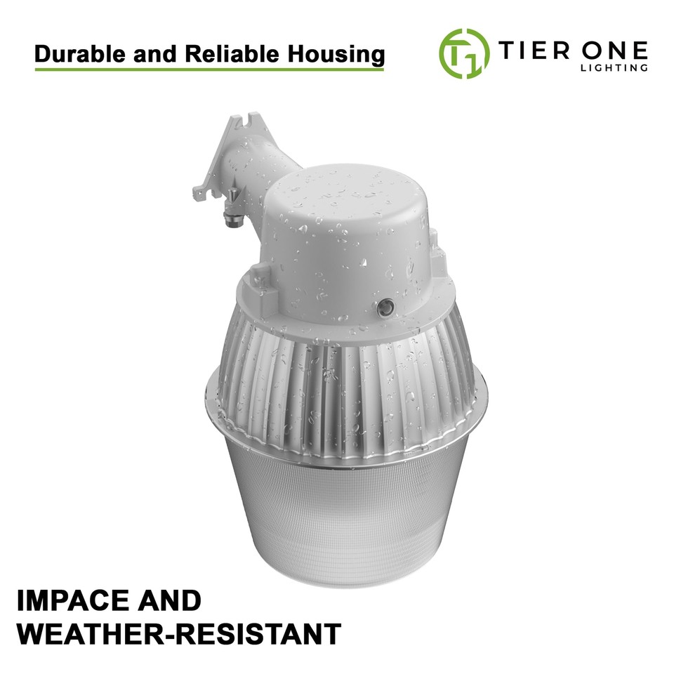 250w Equivalent Barn Light With 29w Led Bulb Outdoor Dusk To Dawn Area ...
