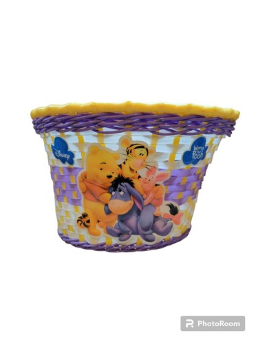 Vintage Winnie The Pooh Bicycle Basket Bike Basket Piglet Eeyore Tigger ...