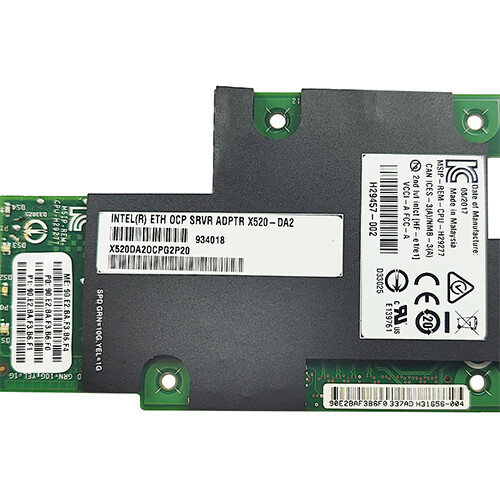 Intel OCP X520-DA2 Dual Port 10GbE 10G SFP+ Mezzanine OCP Card NIC ...
