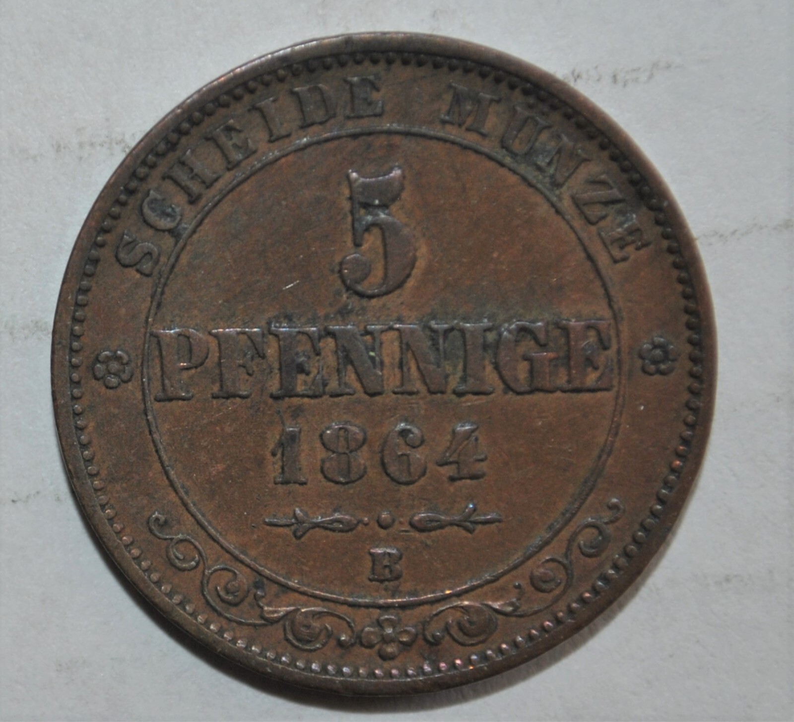 Germany Saxony Albertine 1864-B 5 Pfennig {{{{3294 | eBay