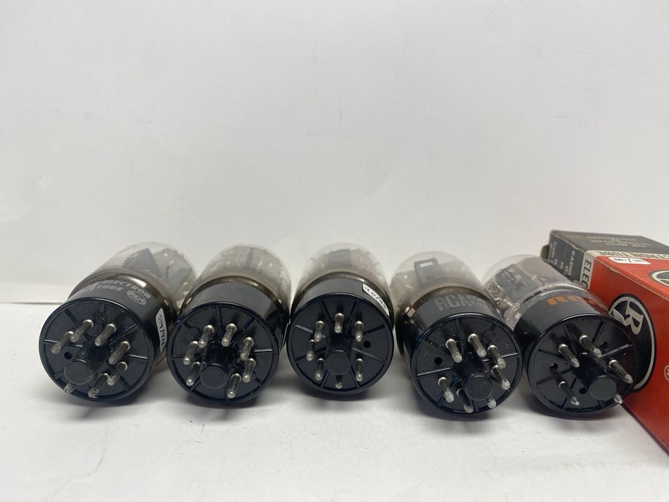 (5) Tested 12DQ6 12GW6 Some NOS in box RCA Vacuum Tube Lot Vintage ...