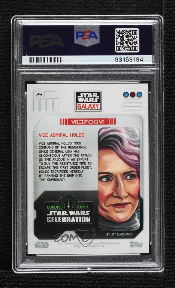 2023 Star Wars Galaxy Europe Celebration Purple Vice Admiral Holdo PSA ...