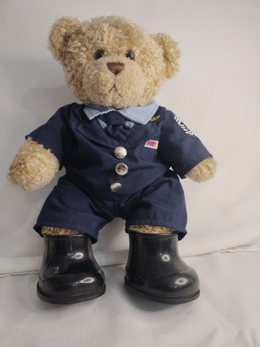 Build A Bear Light Brown Teddy Bear Plush Us Soldier with boot's 13" | eBay