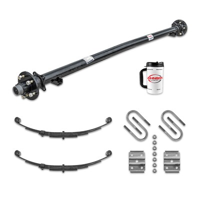 3,500 lb Trailer Axle Running Gear Kit | 3.5k Idler Axle - 89" HF - 74 ...