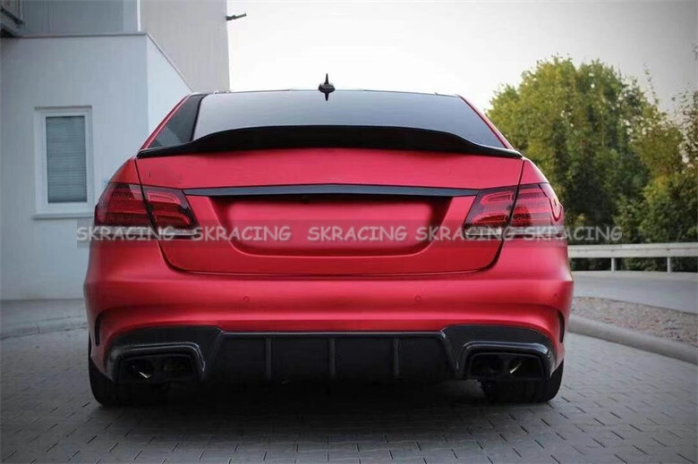 Glossy black Rear Bumper Diffuser Lip Fits Mercedes Benz W212 E350 E63 ...