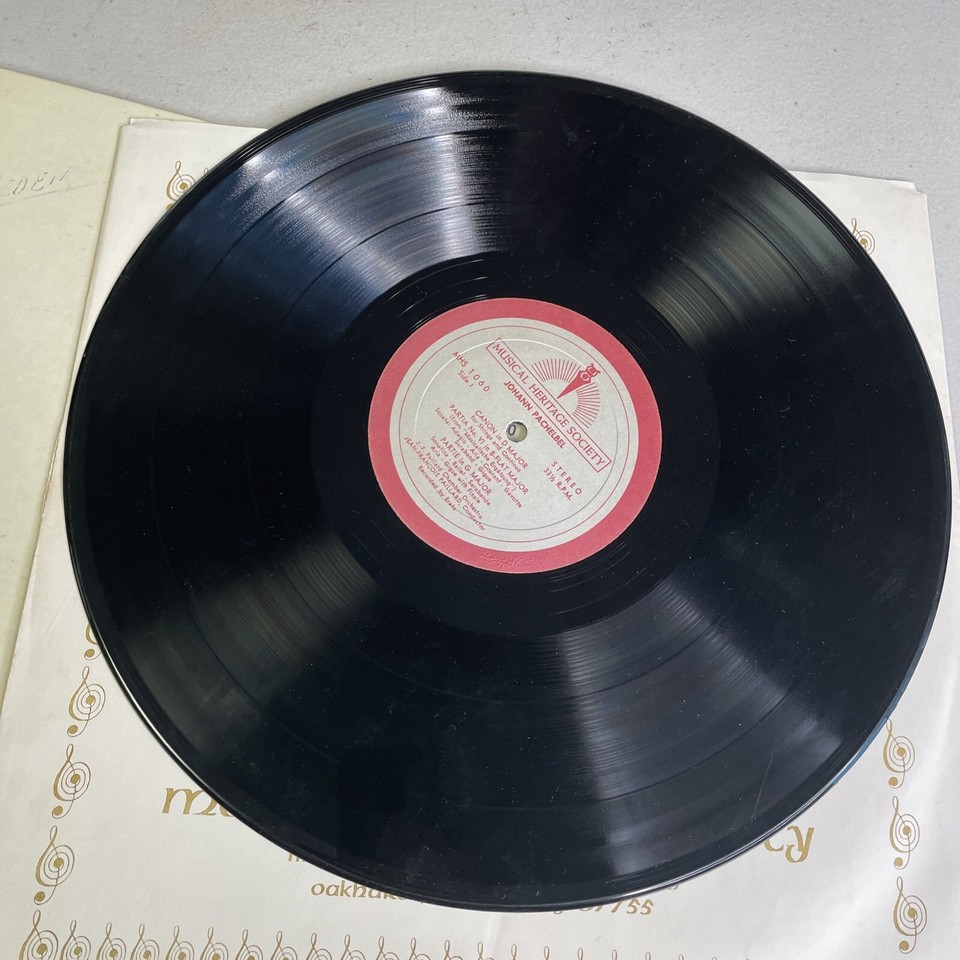 JOHANN PACHELBEL & HOHANN FRIEDRICH FASCH MHS 1060 LP Vinyl VG Cover VG ...