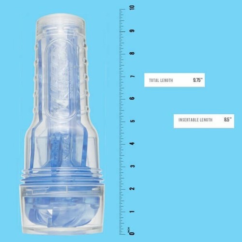 Fleshlight Turbo Thrust Blue Ice Masturbator Oral Sex Throat Blow Job ...