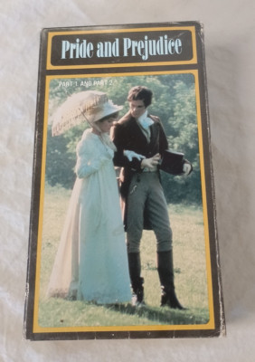Pride & Prejudice 2 VHS Part 1 & 2 Elizabeth Garvie David Rintoul Box ...