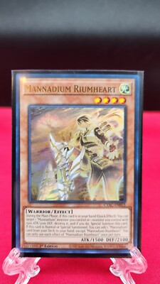 Yu-Gi-Oh! TCG Mannadium Riumheart Cyberstorm Access CYAC-EN012 1st ...