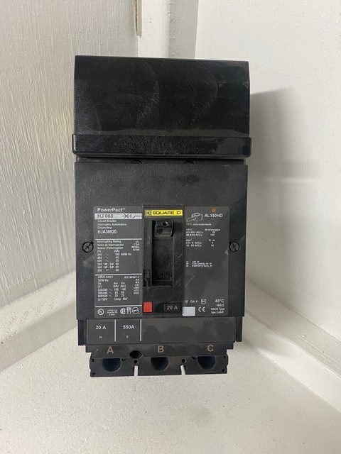 Square D HJA36020 Circuit Breaker for sale online | eBay