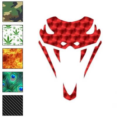Snake Head Cobra Fangs, Vinyl Decal Sticker, 40 Patterns & 3 Sizes ...