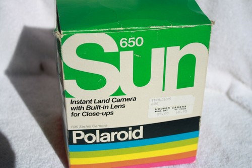 New vintage, Polaroid Sun model 650 in box, unused | eBay