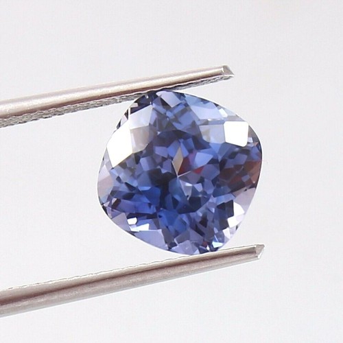 8X7.9mmNatural Certified Arkansas Benitoite Cushion Cut Loose Gemstone ...