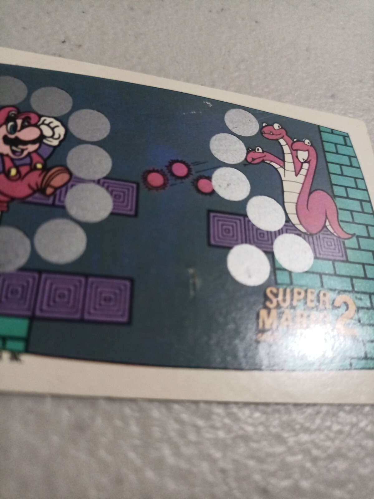 1989 Topps Nintendo Scratch-Off Game Super Mario Bros 2 Screen 3 | eBay