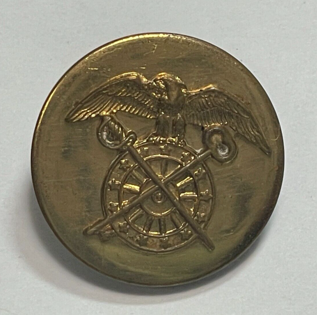 WWII Era US Army Quartermaster Corps Collar Disk Insignia | eBay