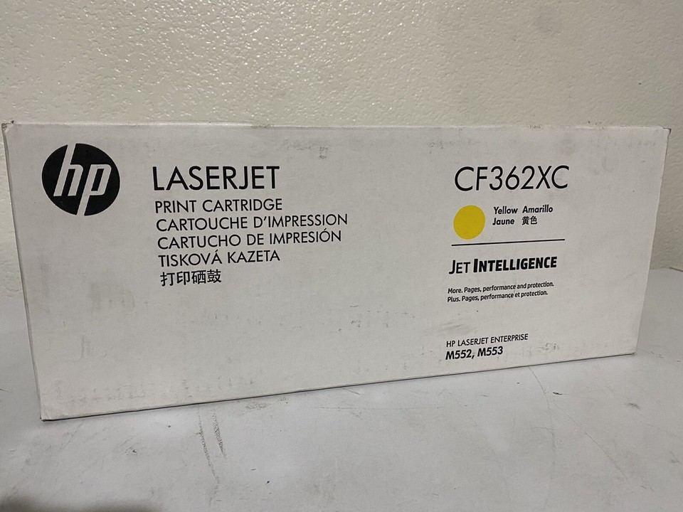 HP 508X High Yield LaserJet Cartridge CF362XC Yellow For LaserJet M553 ...