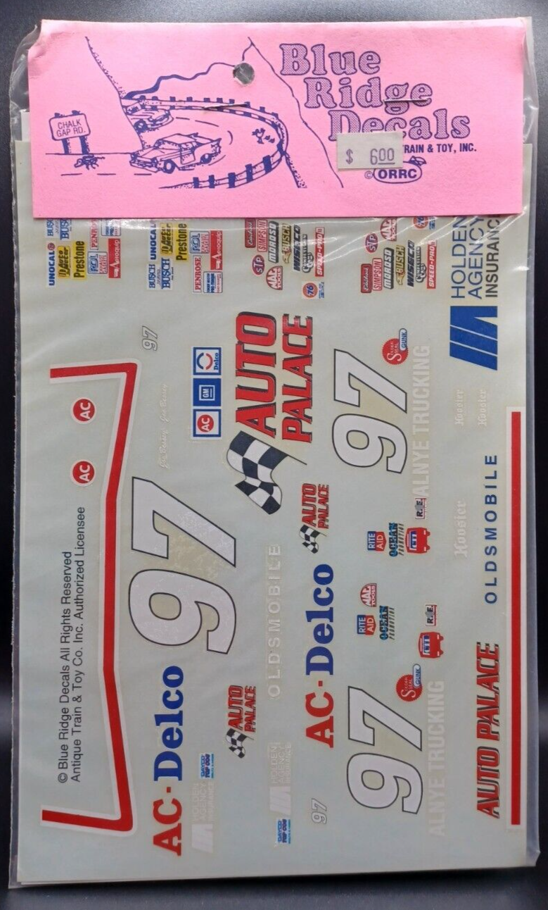 Blue Ridge | No. M-93-97 | 1:24 AC-Delco/ Auto Palace #97 Decals | eBay