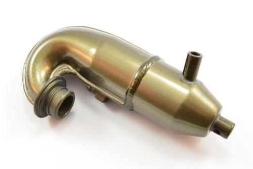 Fastrax Hard Inline Rear Exhaust Dual Chamber Pipe For Associated NTC3 ...