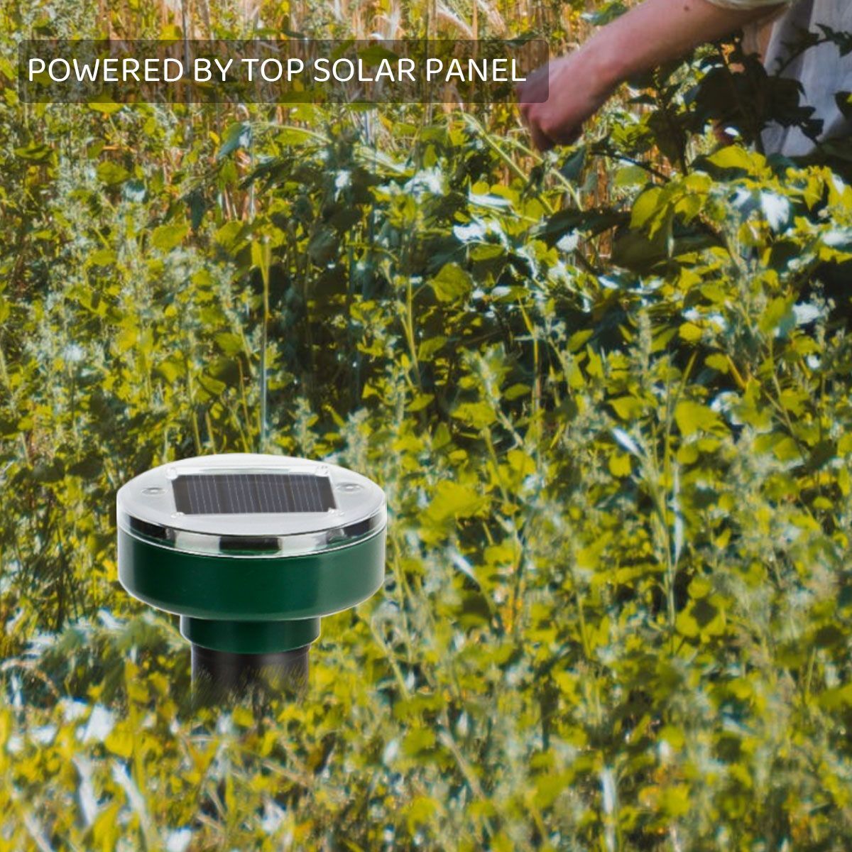 4x Ultrasonic Solar Powered Scarer Rat Repeller Cat Deterrent Fox Pest ...