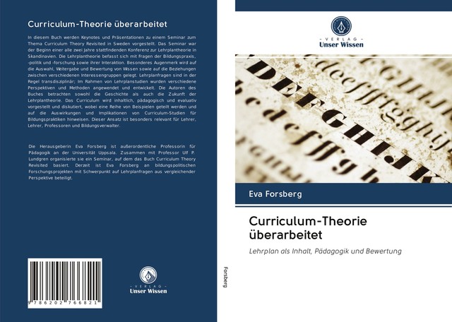 Curriculum-Theorie Überarbeitet von Eva Forsberg (2020, Taschenbuch ...