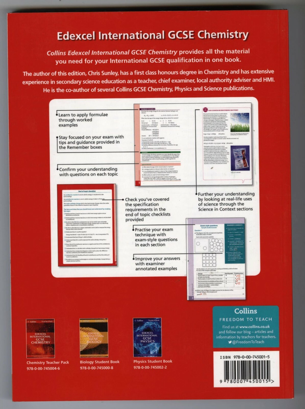 Chemistry Student Book : Edexcel International GCSE by HarperCollins UK ...